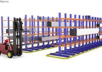 China High Capacity Steel Structural Cantilever Rack For Pipes Lumber Sheet Material for sale