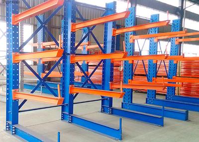 China Large Capacity Cantilever Lumber Rack , Industrial Cantilever Racks Stable for sale