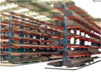 China Large Capacity Cantilever Lumber Rack , Industrial Cantilever Racks Stable for sale