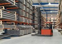China Optional Dimension Cantilever Pipe Rack , Cantilever Steel Storage Racks for sale