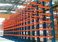 China Optional Dimension Cantilever Pipe Rack , Cantilever Steel Storage Racks for sale