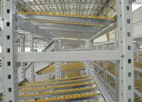 China Storage 500-800kg Carton Flow Rack Plastic Roller Sliding Shelves System shelves for sale