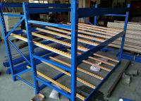 China Stainless Q235B Steel Carton Flow Rack Plastic Gravity Roller Racking System for sale