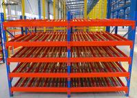 China Corrosion Protection Steel Gravity Carton Flow Rack For Garage Storage Shelves for sale