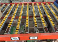 China Stainless Steel Q235B Carton Flow Rack Roller Sliding Shelves Powder Coated Surface for sale