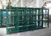 China Die Steel Roll Out Injection Mold Racks Powder Coated / Galvanized Finish Surface for sale