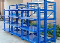 China Industrial Warehouse Injection Mold Racks Heavy Duty Drawer Steel Storage Shelf for sale