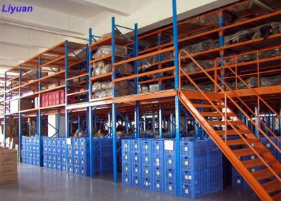 China Stronger Structure Mezzanine Racking System Steel Platform Shelve Robot Welding for sale
