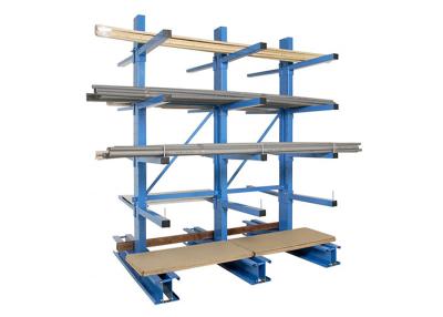 China Corrosion Protection Structural Cantilever Rack For Sheet Lumber Wood Plank Storage for sale