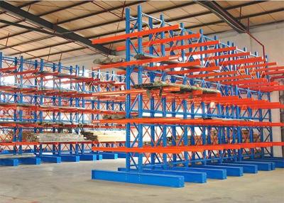 China Bulky Items Shelving Rolling Cantilever Rack Max Utilization Storage Area for sale
