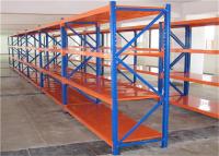 China Multi - Tiers Long Span Racking System Steel Shelving Robot Welding 200kgs Per Shelf for sale