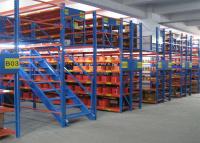 China Cold Rolled Steel Structural Metal Storage Shelves Load 500kgs Robot Welding for sale