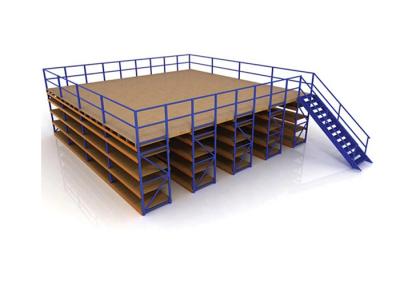 China Robot Welding Steel Mezzanine Systems , Heavy Duty Mezzanine Floor Racking System for sale