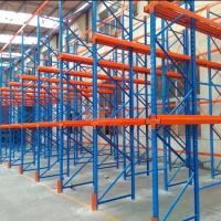 China Coating Finish Q235B Steel 2000KGS Drive In And Drive Through Racking for sale