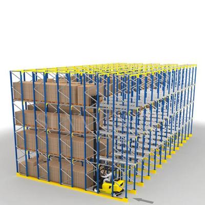 China CE EN 15620 Q235B Drive In Drive Through Racking System for sale