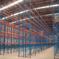 China Food Industry Powder Coating Logistic Drive In Pallet Racking for sale