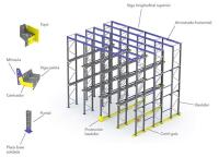 China Warehouse Q235B 5000KGS Drive In Racking System 2.5mm Depth for sale