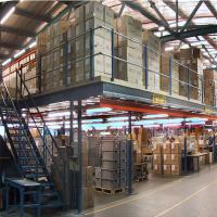 China 80*50mm Beam Q235B Warehouse Steel Mezzanine Rack 300kg/sqm for sale