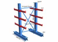 China 3000kgs/Level Q235B Steel Warehouse Storage Rack ISO9001 for sale