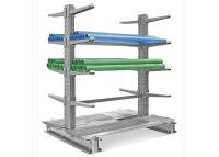 China Galvanized Q235 500kgs/Arm Double Sided Cantilever Racks SGS for sale
