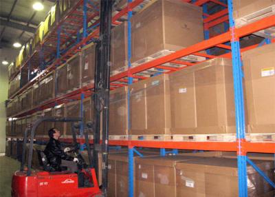 China SGS Robot Welding RAL 4500kgs/Layer Pallet Rack System for sale