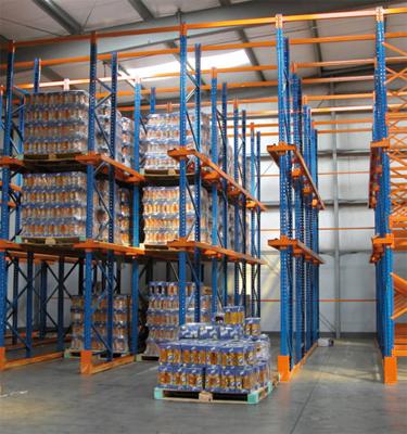 China Cold Rolled Steel Q235B Drive In Pallet Racking System Heavy Duty for sale