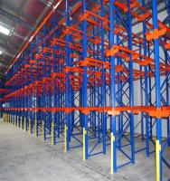 China Cold Rolled Steel Q235B Drive In Pallet Racking System Heavy Duty for sale