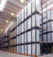 China Cold Rolled Steel Q235B Drive In Pallet Racking System Heavy Duty for sale