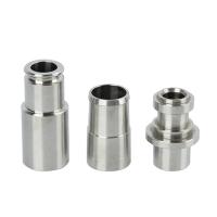 China 0.01mm Plain Color 4 Axis CNC Stainless Steel Parts for sale