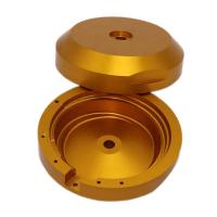 China Dark Yellow Anodized Aluminum 6061 CNC Turning Parts for sale