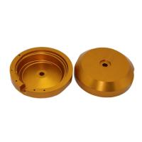China Dark Yellow Anodized Aluminum 6061 CNC Turning Parts for sale
