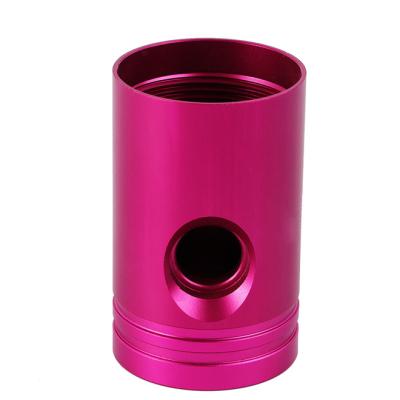 China Pink anodized CNC Machined 6061 Aluminium Turned Parts for sale
