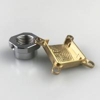 China Blank Color Clear Surface Aluminum Plate CNC Milling Parts for sale