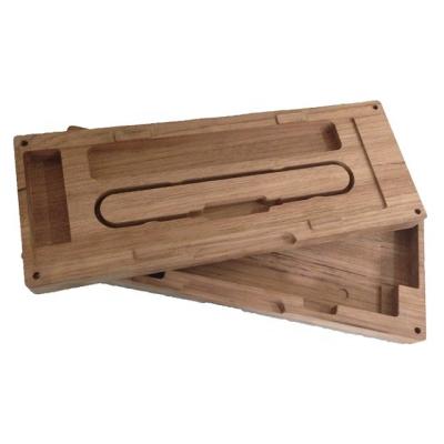 China Yijin Painting Ebony Wood Precision CNC Milling Parts for sale