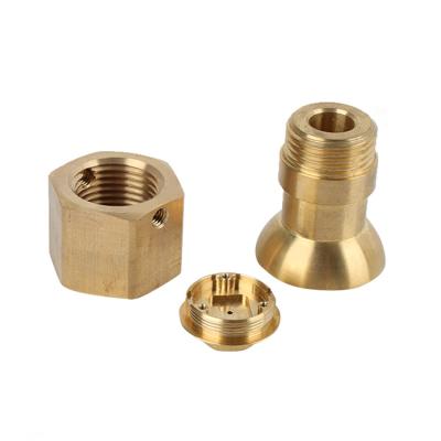 China Zinc Plating Casing Joint Brass CNC Machining Parts for sale