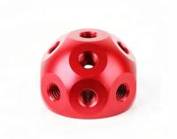 China Anodized Metal Sandblasted CNC Machining Parts for sale