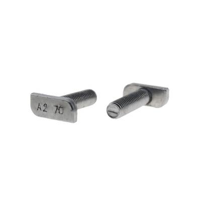 China ISO9001 Micro Machining SS304 M8 Tee Head Bolt for sale