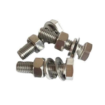 China M8 T Head 304 316 Stainless Steel Hex Bolts With Washer for sale