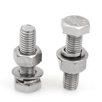 China M8 T Head 304 316 Stainless Steel Hex Bolts With Washer for sale