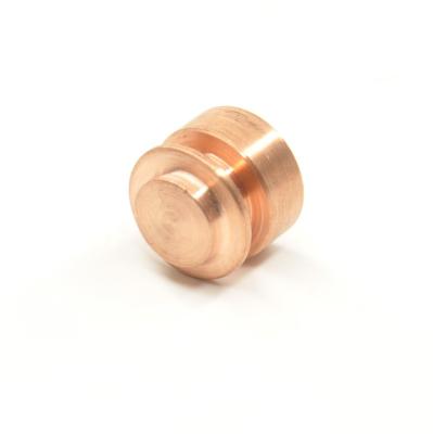 China Micro Machining 0.01mm Tolerance CNC Copper Parts for sale