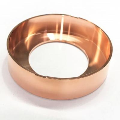 China OEM ISO9001 Chrome Plating CNC Copper Parts for sale