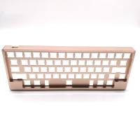 China Polish Surface CNC Copper Mechanical Keyboard for sale