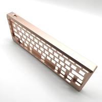 China Polish Surface CNC Copper Mechanical Keyboard for sale