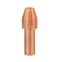 China Polish Surface Electroplate 5 Axis CNC Copper Parts for sale
