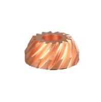 China Polish Surface Electroplate 5 Axis CNC Copper Parts for sale