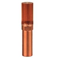 China Polish Surface Electroplate 5 Axis CNC Copper Parts for sale
