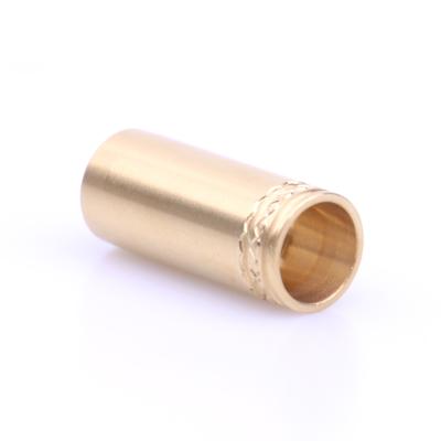 China 0.01 mm Knurling CNC Brass Copper Turned Parts for sale