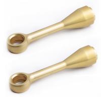 China ISO9001 Clear Color Brushed Brass CNC Turned Parts for sale