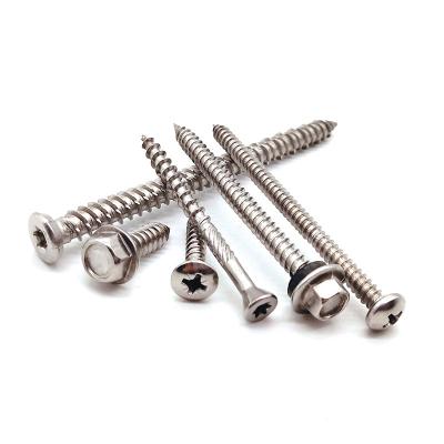 China Plating Self Drilling Stainless Steel Screw Machine Parts for sale