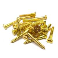 China 0.01mm Gold Plating Stainless Steel Screw Machine Parts for sale
